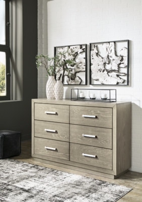 Click here for Fawnburg 6 Drawer Dresser  Gray prices
