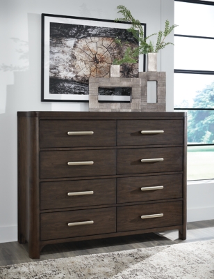 Click here for Breckington 8 Drawer Dresser  Dark Brown prices