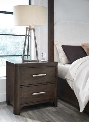 Click here for Breckington 28 2 Drawer Charging Nightstand  Dark... prices