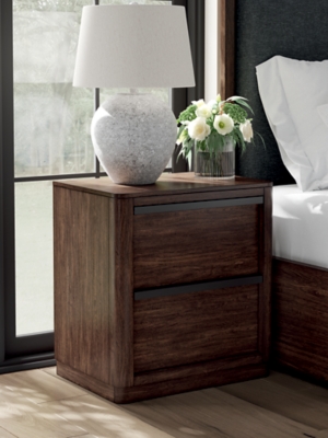 Click here for Kendamor 26 2 Drawer Nightstand  Dark Brown prices