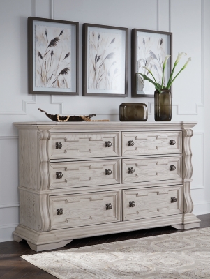 Click here for Andonhall Dresser  Antique White prices