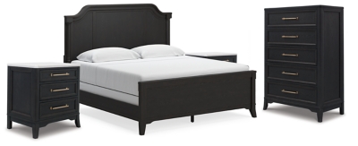 Click here for Welltern Queen Panel Bed with Chest and 2 Nightsta... prices