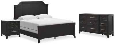 Click here for Welltern King Panel Bed with Dresser and Nightstan... prices