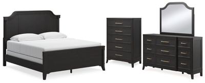 Click here for Welltern King Panel Bed with Mirrored Dresser and... prices