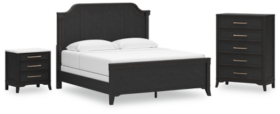 Click here for Welltern King Panel Bed with Chest and Nightstand... prices