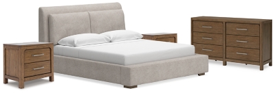 Click here for Cabalynn Queen Upholstered Bed with Dresser and 2... prices