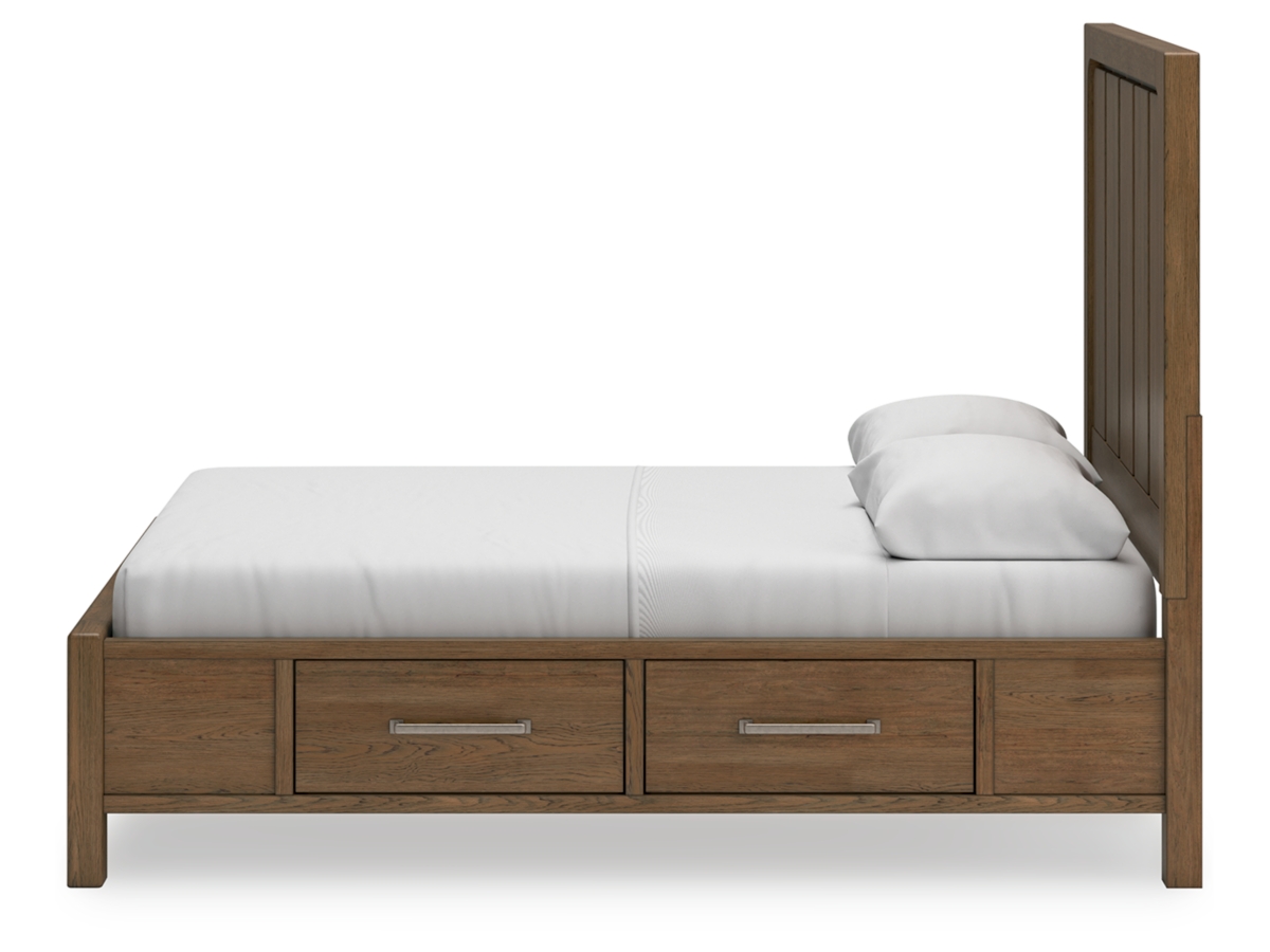Cabalynn Queen Panel Bed with 4 Storage Drawers