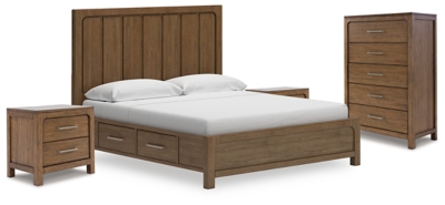 Click here for Cabalynn California King Panel Storage Bed with Ch... prices