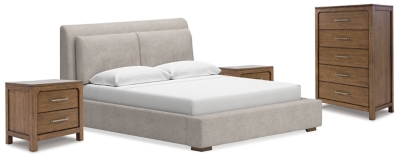 Click here for Cabalynn California King Upholstered Bed with Ches... prices