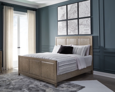 Click here for Chrestner King Panel Bed  Gray prices