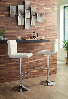 Click here for Bellatier 2-Piece Bar Stool  Bone prices