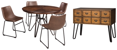 Centiar Dining Table and 4 Chairs with Storage | Ashley