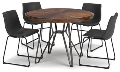 Click here for Centiar Dining Table and 4 Chairs  Two-tone Brown prices