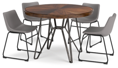 Click here for Centiar Dining Table and 4 Chairs  Two-tone Brown prices
