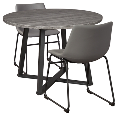 Click here for Centiar Dining Table and 2 Chairs  Gray prices