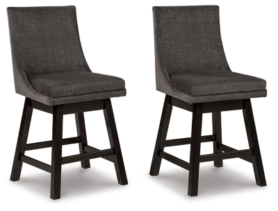 Tallenger Counter Height Bar Stool with Contoured Back | Ashley