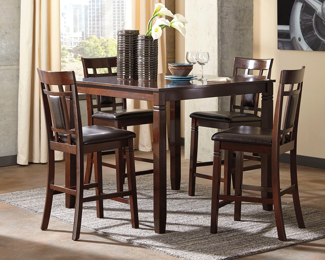Ashley counter height chairs store