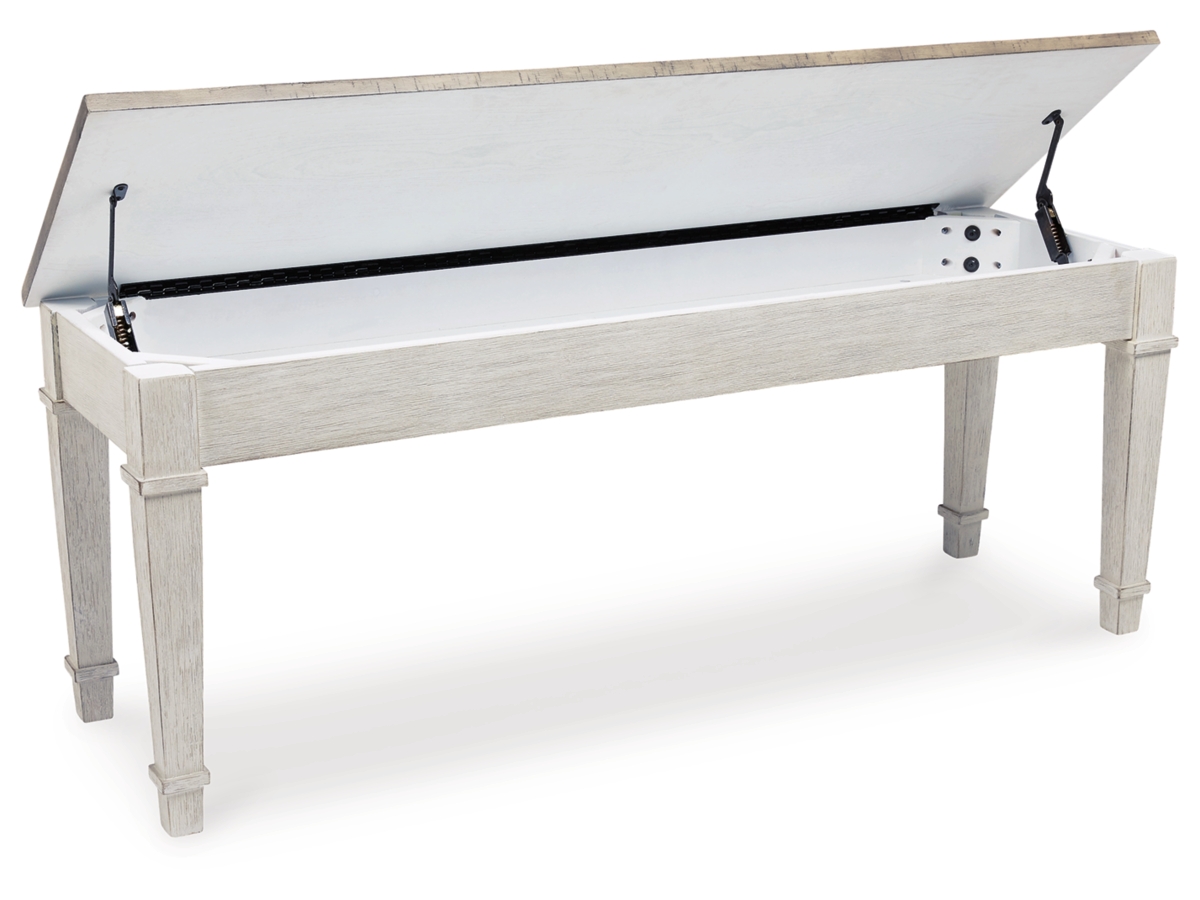 Bench with lid store