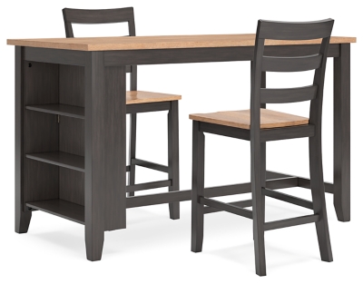 Click here for Gesthaven Counter Height Dining Table and 2 Barsto... prices