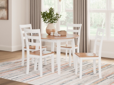Click here for Gesthaven Dining Table and 4 Chairs  Natural/White prices
