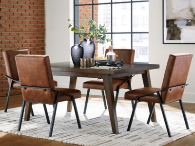 Click here for Zumbado Dining Table and 4 Chairs  Brown prices