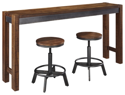 Click here for Torjin Counter Height Dining Table and 2 Barstools... prices