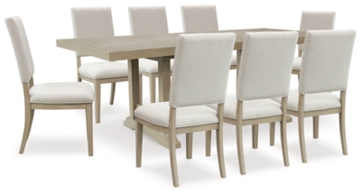 Vallardia Dining Table and 8 Chairs | Ashley