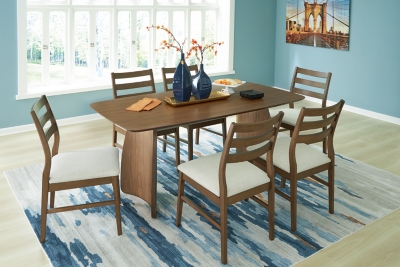 Click here for Urbanton Dining Table and 6 Chairs  Brown prices