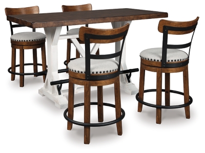 Click here for Valebeck Counter Height Dining Table and 4 Barstoo... prices
