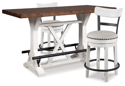 Click here for Valebeck Counter Height Dining Table and 2 Barstoo... prices