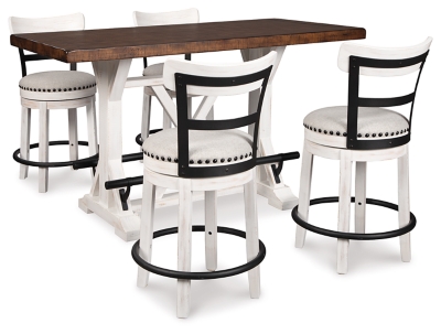 Click here for Valebeck Counter Height Dining Table and 4 Barstoo... prices