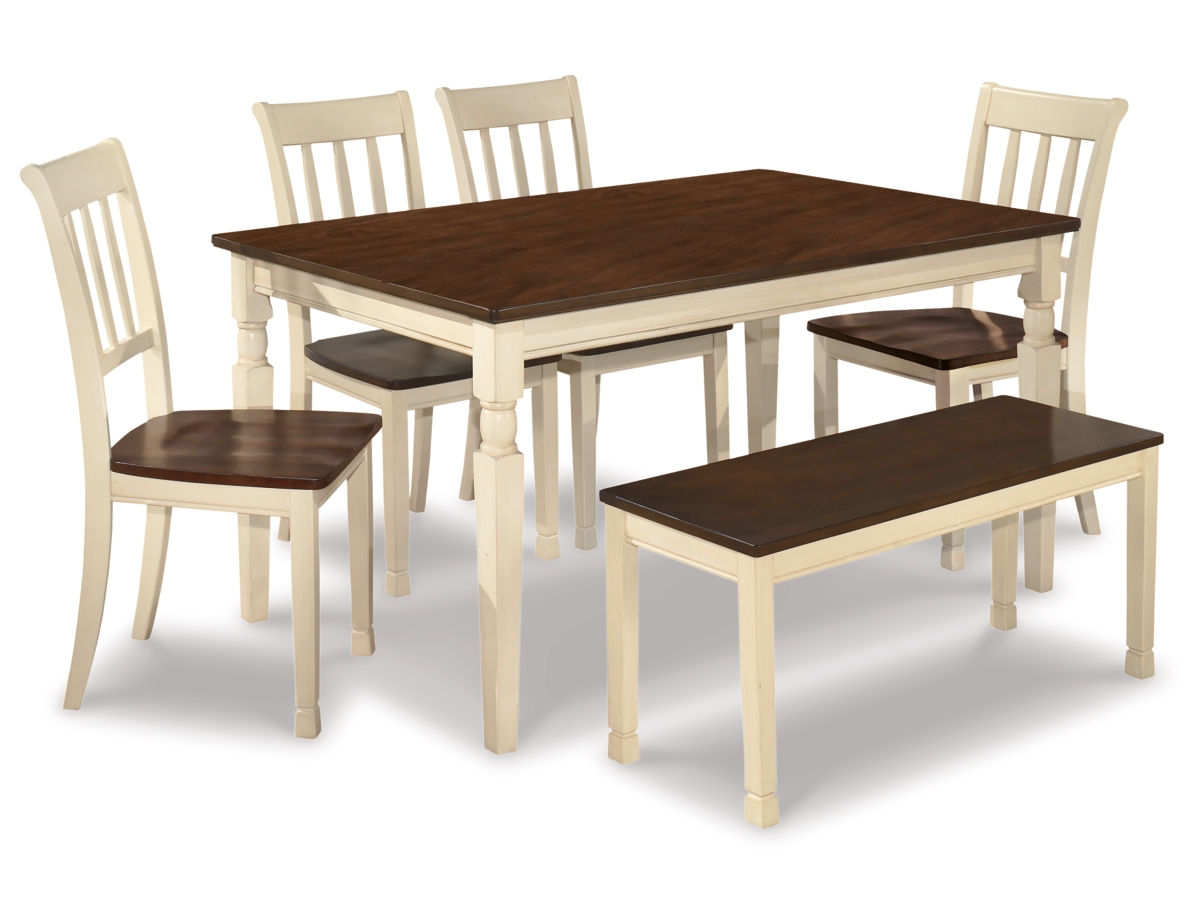 Ashley whitesburg 6 piece dining set with bench store