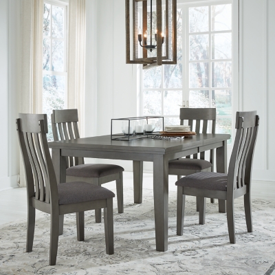 Click here for Hallanden Dining Table and 4 Chairs  Gray prices