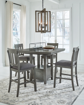 Click here for Hallanden Counter Height Dining Table and 4 Barsto... prices