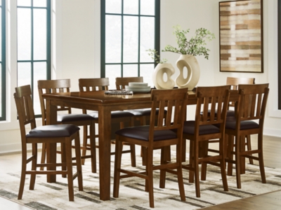 Click here for Ralene Counter Height Dining Table and 8 Barstools... prices