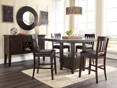 Click here for Haddigan Counter Height Dining Table and 4 Barstoo... prices