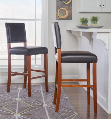 Click here for Robbin Brook Bar Stool  Black prices