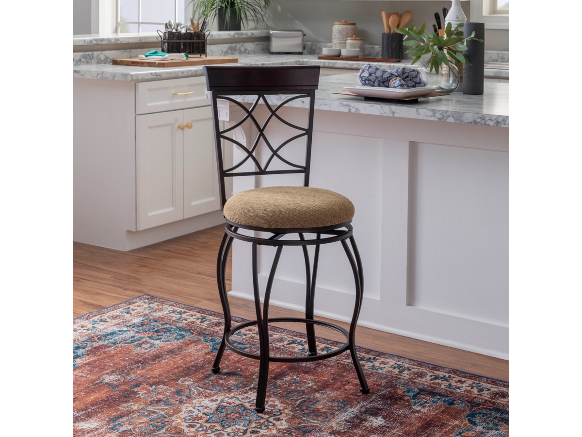 Lombardi Curves Counter Height Bar Stool Ashley