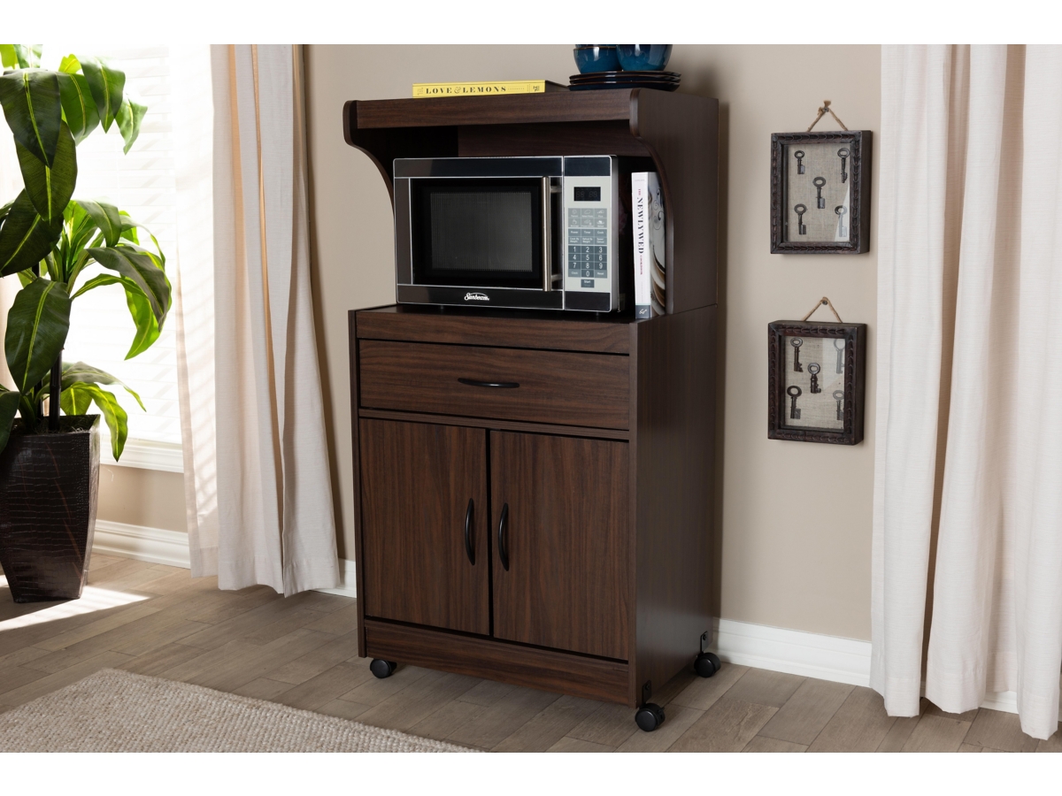 Ashley furniture microwave cart store