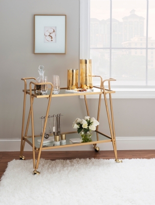 Click here for Aubrey Bar Cart   Gold prices