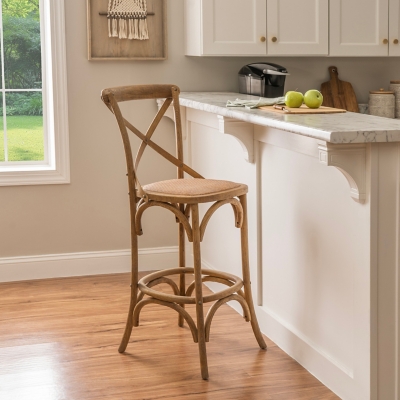 Click here for Cara Bar Height Bar Stool  Gray prices