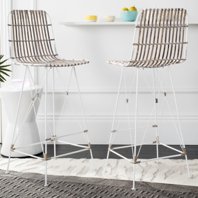 Click here for Safavieh Bar Stool (Set of 2)  White Wash prices