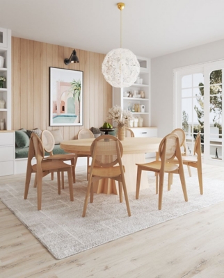 Click here for Versailles Round Dining Chairs (Set of 4)  Natural prices