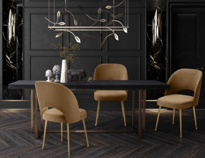 Click here for Swell Chair  Brown/Gold prices