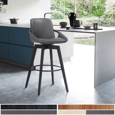 Click here for Baylor Bar Stool  Gray/Black prices