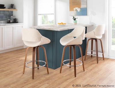 Click here for LumiSource Fabrico Counter Height Bar Stool (Set o... prices