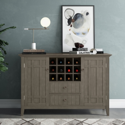 Click here for Simpli Home Bedford Sideboard Buffet  Farmhouse Gr... prices