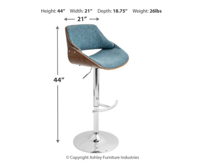 Tabitha Adjustable Height Bar Stool | Ashley