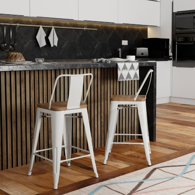 Click here for Simpli Home Rayne Counter Height Bar Stool (Set of... prices