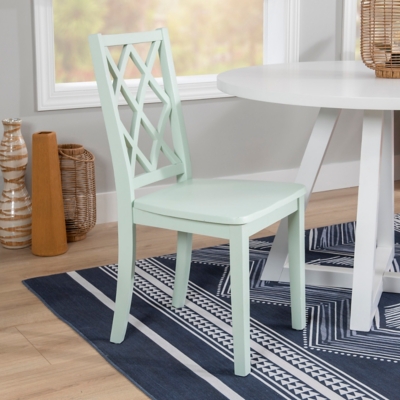 Click here for Linon Kolt Dining Chair  Mint prices